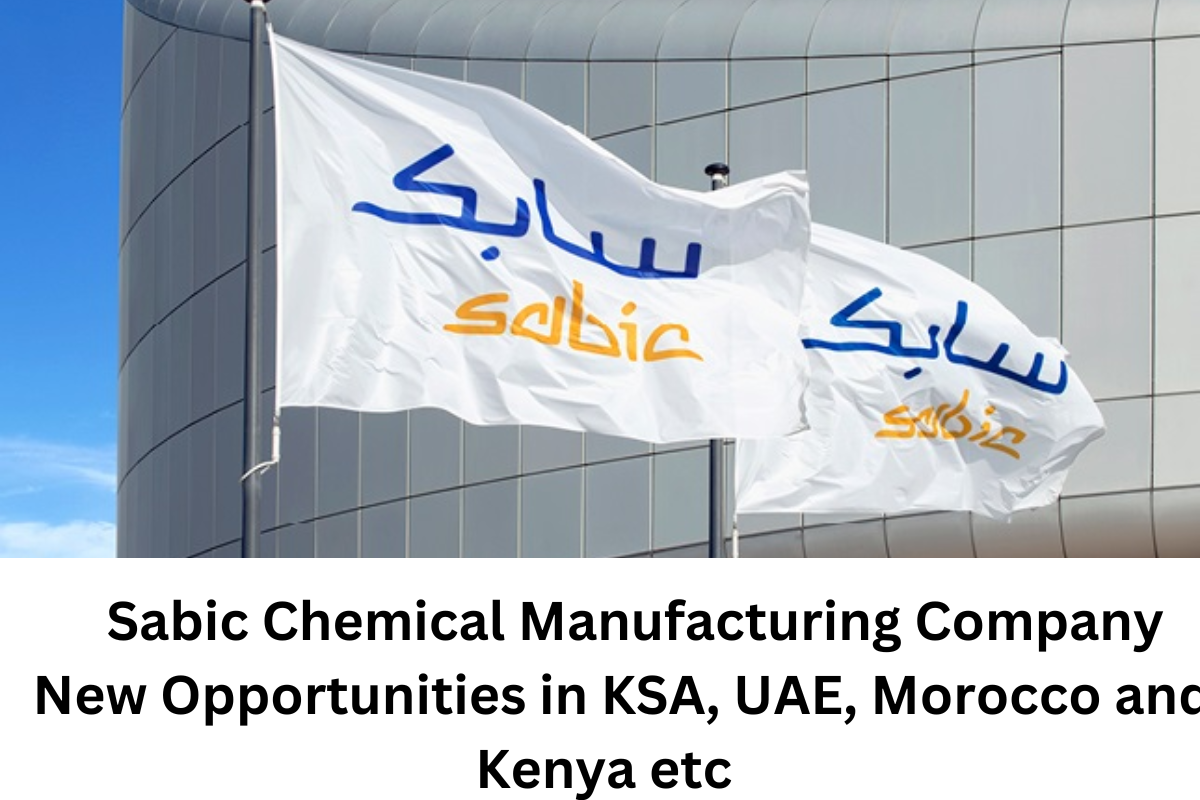Sabic Chemical Manufacturing Company New Opportunities
